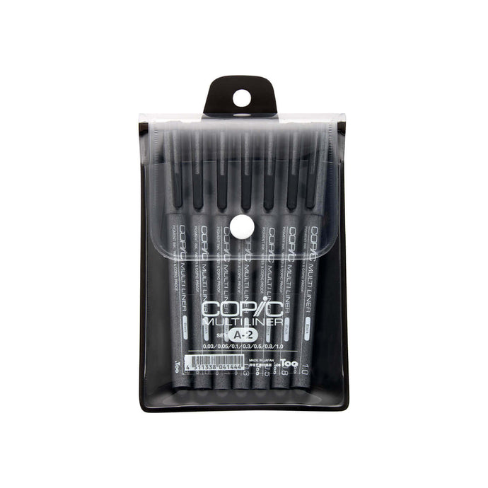 COPIC® Multiliner Black Fine A2 Set | COPIC® Pens – COPIC® Markers