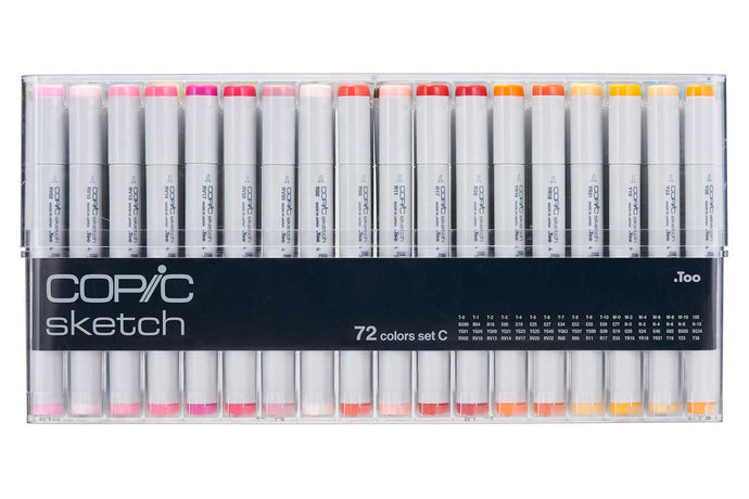 COPIC® Sketch 72PC Marker Set C | COPIC® Markers